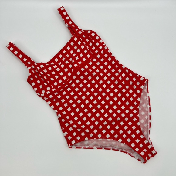 Sea Level Australia | Swim | Sea Level Swim Red Check One Piece Retro ...